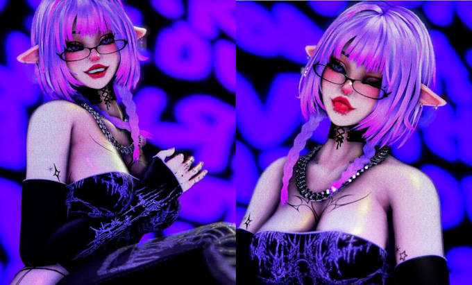 Edit, texture and rig vrchat avatar add nsfw toggles outfits in unity for quest by Graceysisti ...