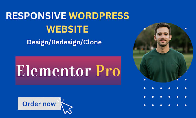 Design redesign revamp clone wordpress website with elementor pro design wp web by Sparrowdee ...