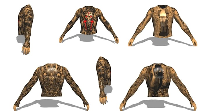 Make a custom fivem ped, custom cloth, fivem tattoo, fivem ped, add on ...