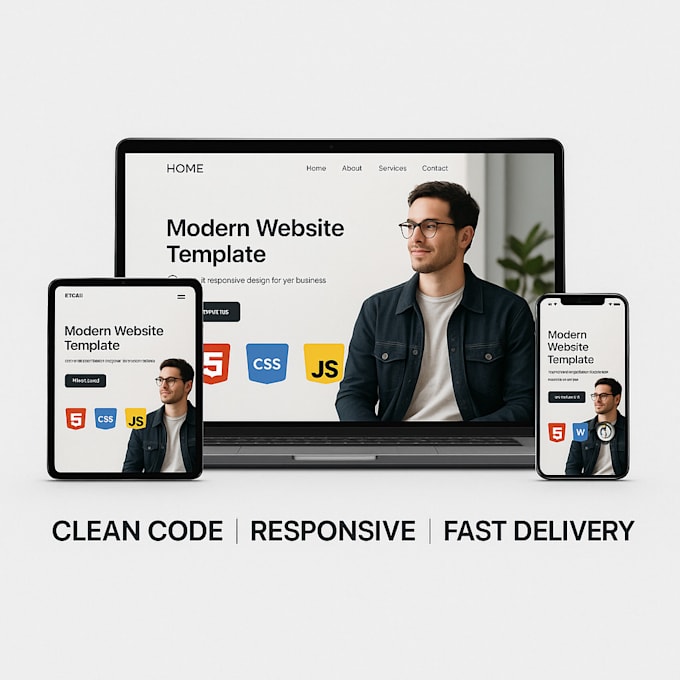 Design responsive html css js wordpress templates by Lkdanu | Fiverr