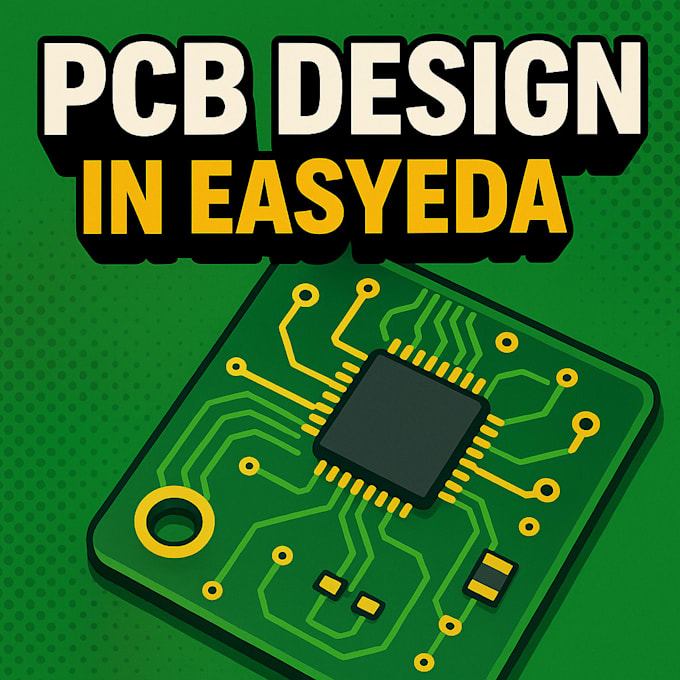 Design a custom pcb in easyeda and ready to print enclosure by Lukerobotech | Fiverr