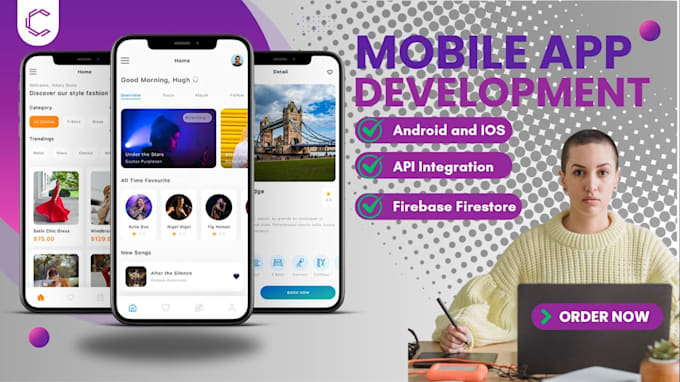 Build a flutter app with rest api, firebase, and admin panel by Hamza4056 | Fiverr