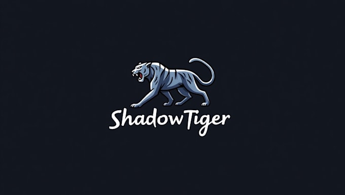 Create beautiful shadow tiger mascot logo for your company by Sajid_ley ...