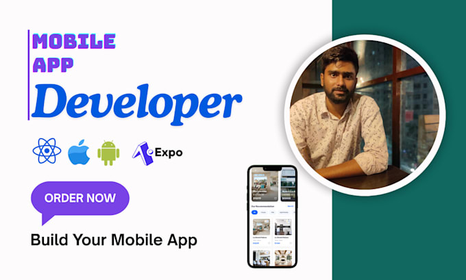 Develop android and ios mobile apps using react native, expo, and flutter by Sazzadur0 | Fiverr
