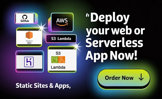 Deploy your web or serverless app to aws ec2, lambda, s3, or amplify by Jerryai0 | Fiverr