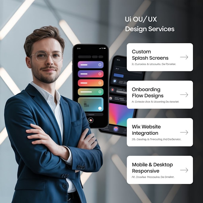 Design custom onboarding and splash screens for your wix website by Thompson932 | Fiverr