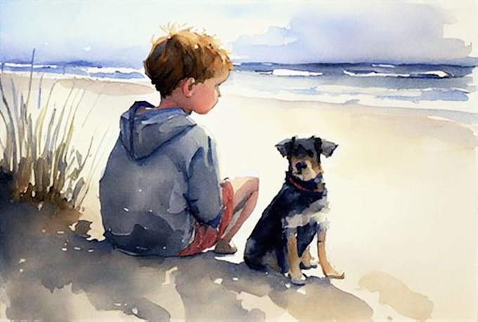 Children story book illustration watercolor by Rachelbrown56 | Fiverr