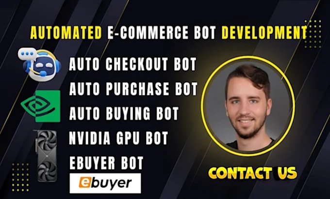 Build auto purchase bot, popmart bot, auto buying bot, auto checkout bot by Azarialma | Fiverr