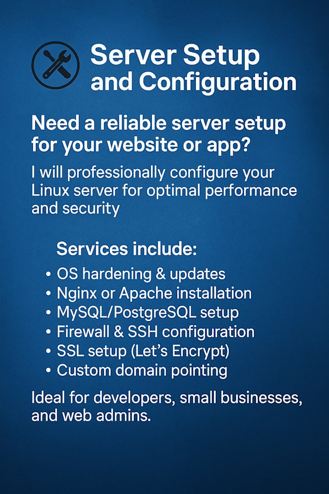 Server Setup And Configuration By Vishwajer Fiverr