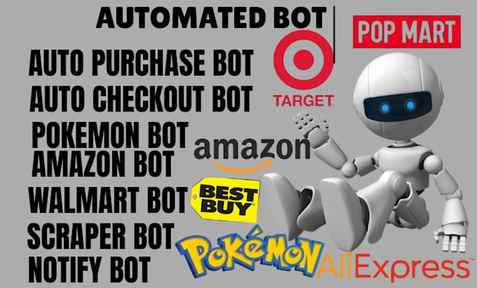 Build auto purchase bot, amazon bot, auto buying bot, popmart bot ...