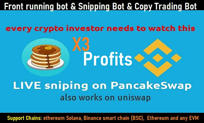Setup automated front running bot for pancake swap with copy trading ...
