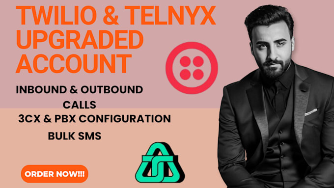 Setup verified twilio telnyx account, sip trunk, auto dialer, 3cx configure, pbx by Tiresimi993 ...
