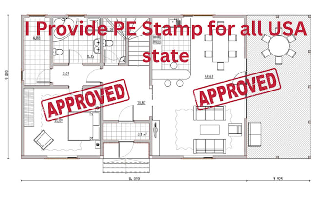 Do architect stamp structural stamp license permit for texas california ...