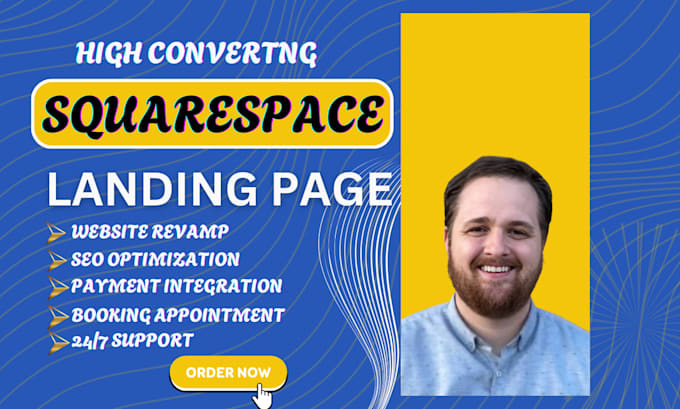 Responsive squarespace website, redesign clone revamp squarespace landing page by Jared_collier ...