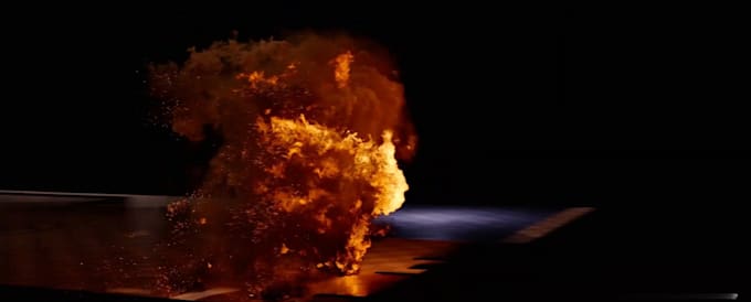 Do vfx fire explosion, smoke effect, vfx compositing, fire simulation ...