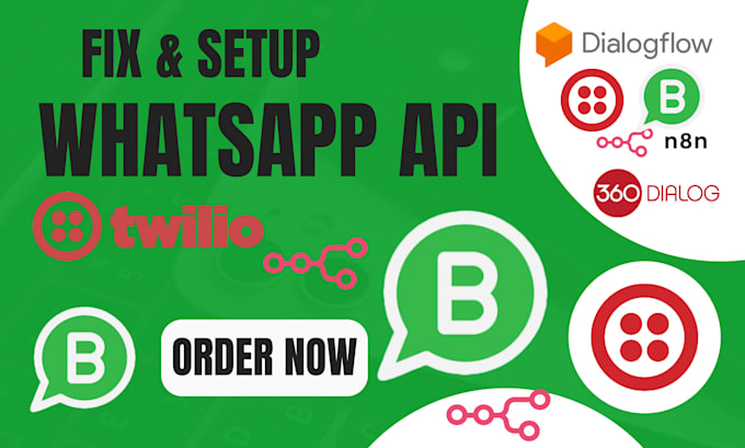 Fix setup 360 dialog twilio n8n dialogflow fix meta business number verification by Cleo_branson ...