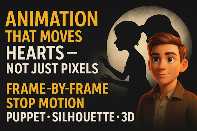 Traditional frame by frame animation stop motion puppet animation ...