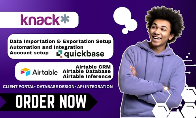 Build custom knack softr client portal airtable smart sheet automation ...