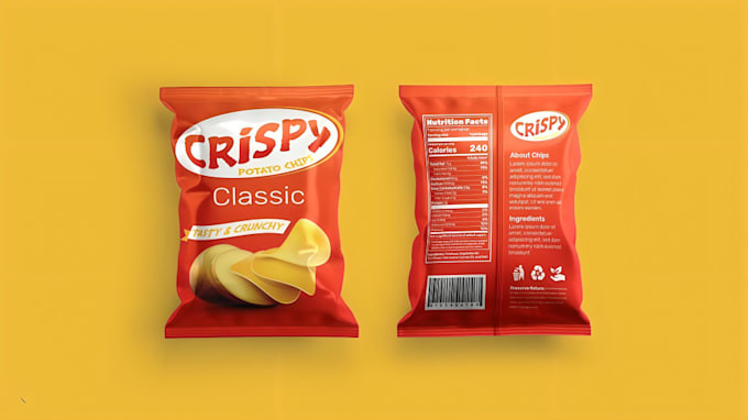 Design eye catching packaging for your snack, chips or cookies by ...
