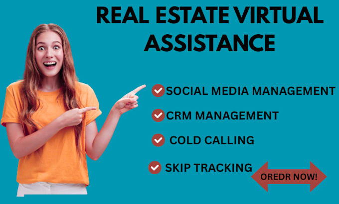 Be your real estate cold calling virtual assistant appointment setting by Lia_tech | Fiverr