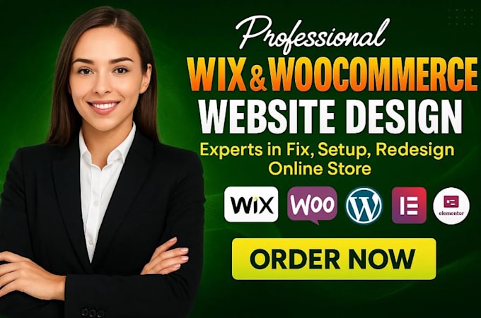Fix setup wix ecommerce website woocommerce website redesign design online shop by Woocom ...