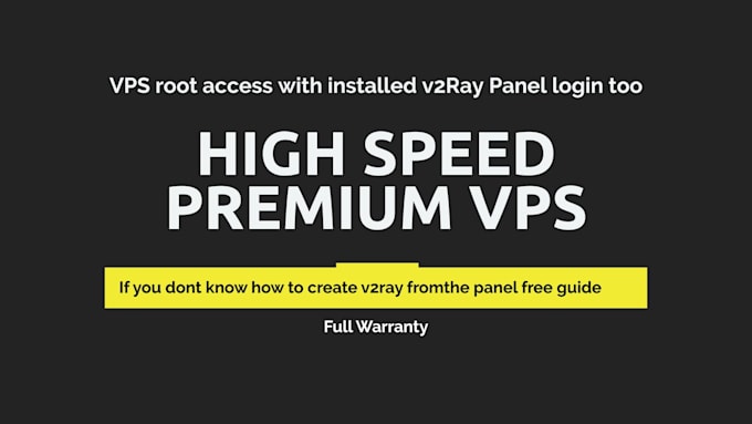 Create vps and v2ray panels by Tharuka39 | Fiverr