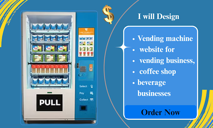Build vending machine website coffee website vending machine apps vending site by Tik_tok_hub ...