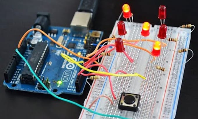Do Arduino Programming Circuit Simulation Using Fritzing Tinkercard