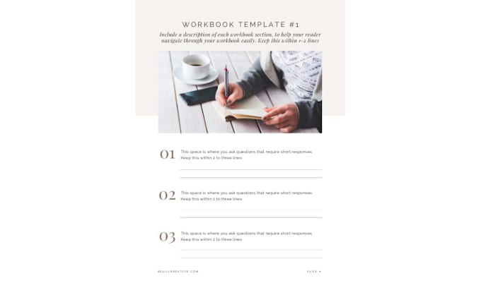 Write, design, rewrite, edit fillable workbook, workbook design ...
