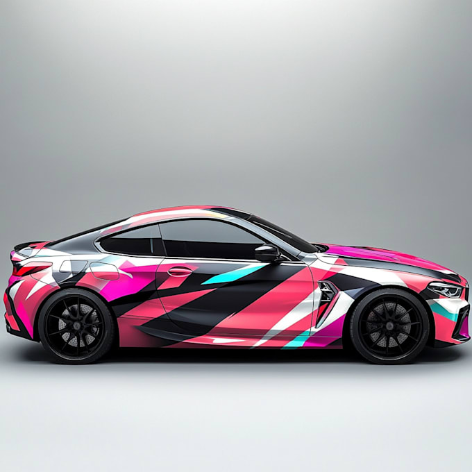 Create a unique car wrap designs and mockups by Snakuine | Fiverr
