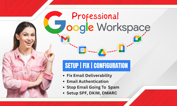 Setup and fix your g suite, google workspace business email by Rodgrande | Fiverr