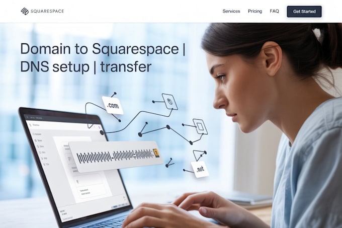 Connect and transfer your domain to squarespace with dns setup by Mhi_rebeca | Fiverr