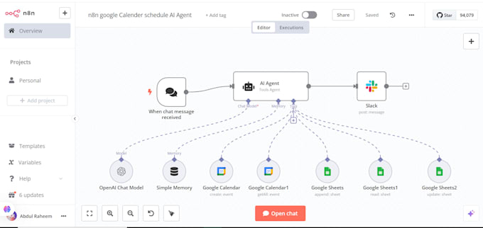 Automate schedule on google calendar with ai agent n8n by ...
