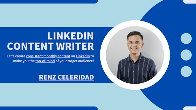 Write linkedin content for founders of b2b tech companies by Renz_content | Fiverr