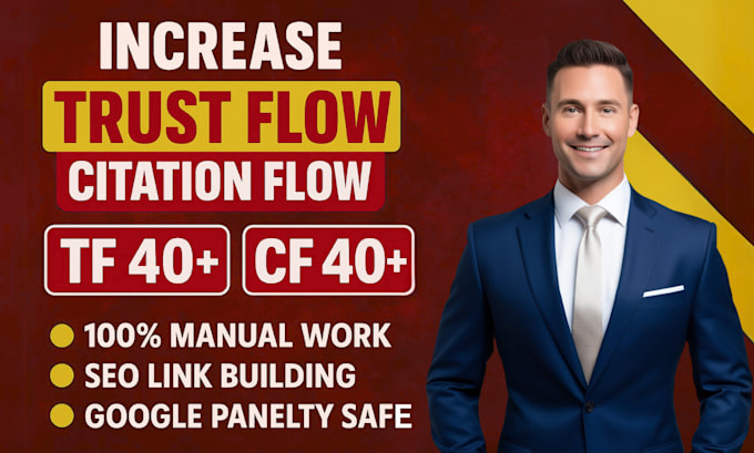 Increase your majestic trust flow tf and citation flow cf 40 plus by ...