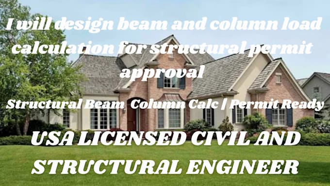 Design pe stamp beam and column load calculation for structural city ...