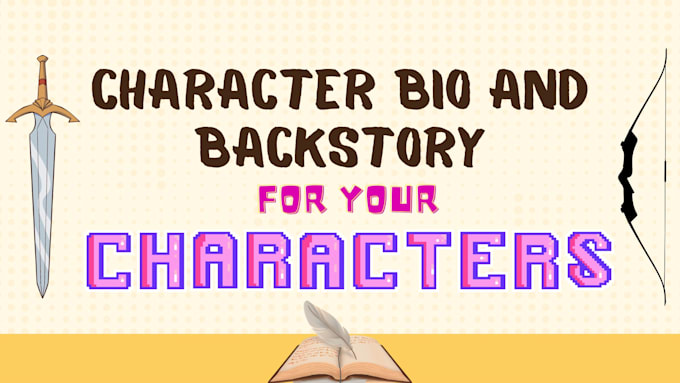 Write your character bios, backstories and outline by Xander_thirty ...