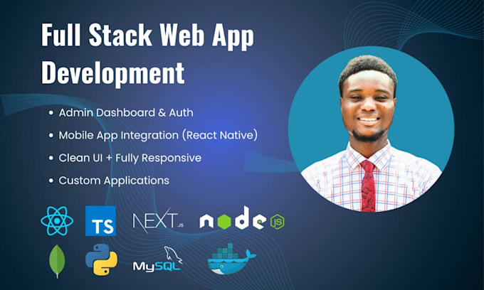 Web Application Full Stack Developer React Nextjs Node And Express