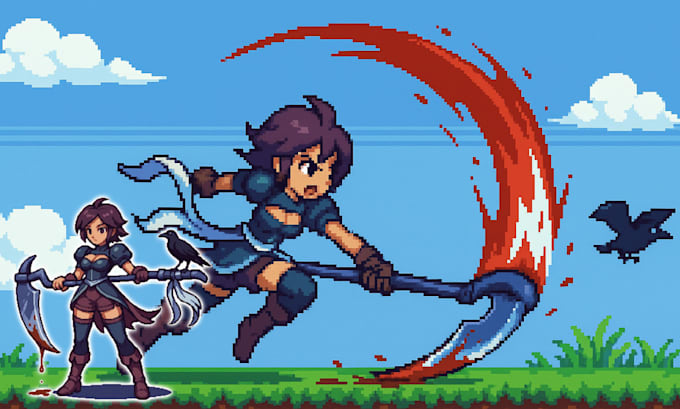 Design 8 bit 16 bit 32 bit pixel art pixel animations 2d minecraft ...