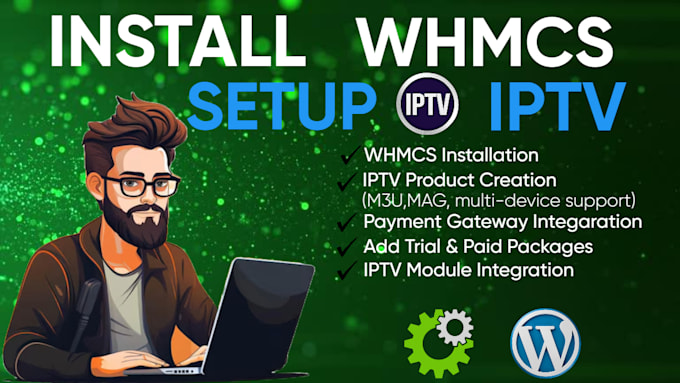 Create a complete iptv website using wordpress and whmcs by Muhammadamin56 | Fiverr