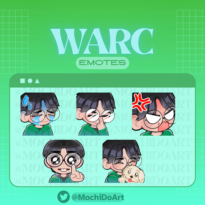 Do emotes for twitch by Mochidoart | Fiverr