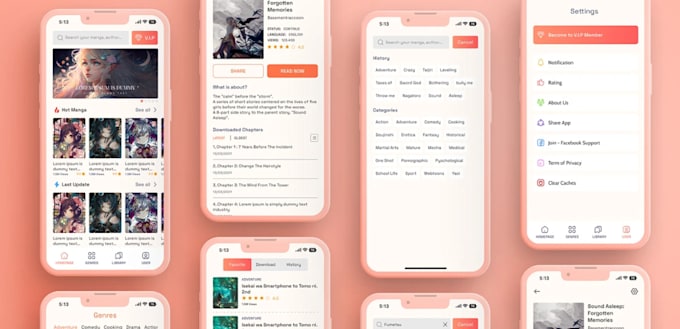 Create story telling app, manga app comic app, poetry app, educational app by Thurstan_ | Fiverr