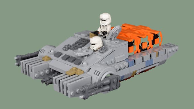 Design lego moc with custom parts, instructions, and technic features ...