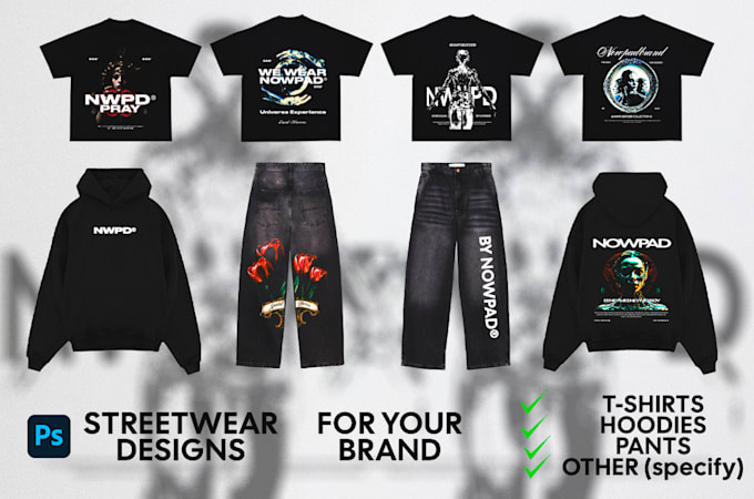 Design custom streetwear for your clothing brand by Thetimerforcube ...