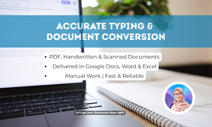 Accurately type or convert pdf, scanned, or handwritten documents by ...