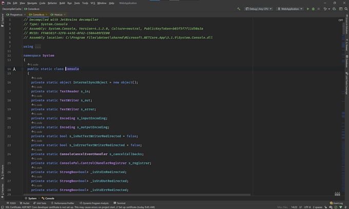 Remove ea license, decompile ea, unlock source code, recompile ea, decompile dll by Charles ...