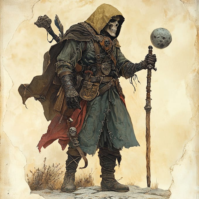 Paint concept art of fantasy and dnd characters by Migner2 | Fiverr