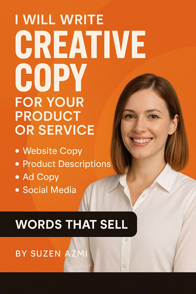Do creative copywriting for your product or service by Suzen_azmi | Fiverr