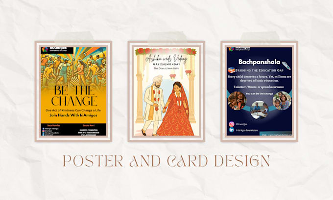 Design posters and invitation cards by Aartiiii20 | Fiverr