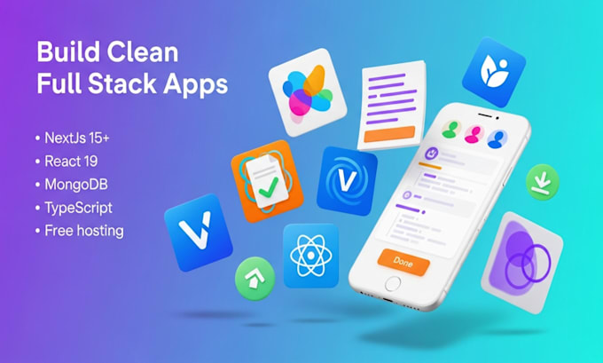 Build clean nextjs full stack web apps with ai by Jackub_78 | Fiverr